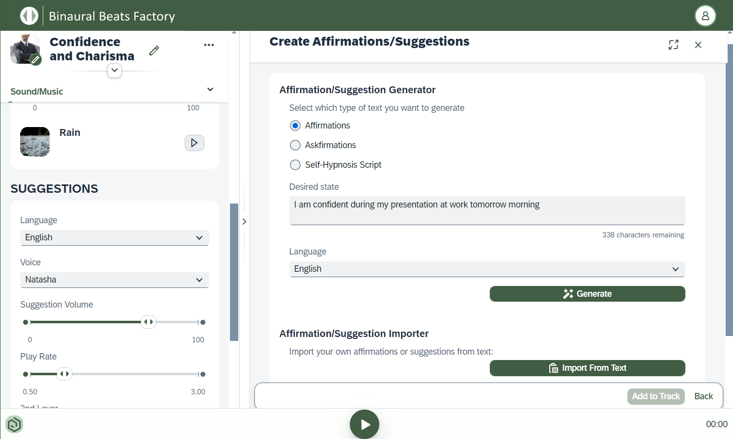 AI-Powered Affirmations and Hypnosis Audios Enhanced: Introducing ...